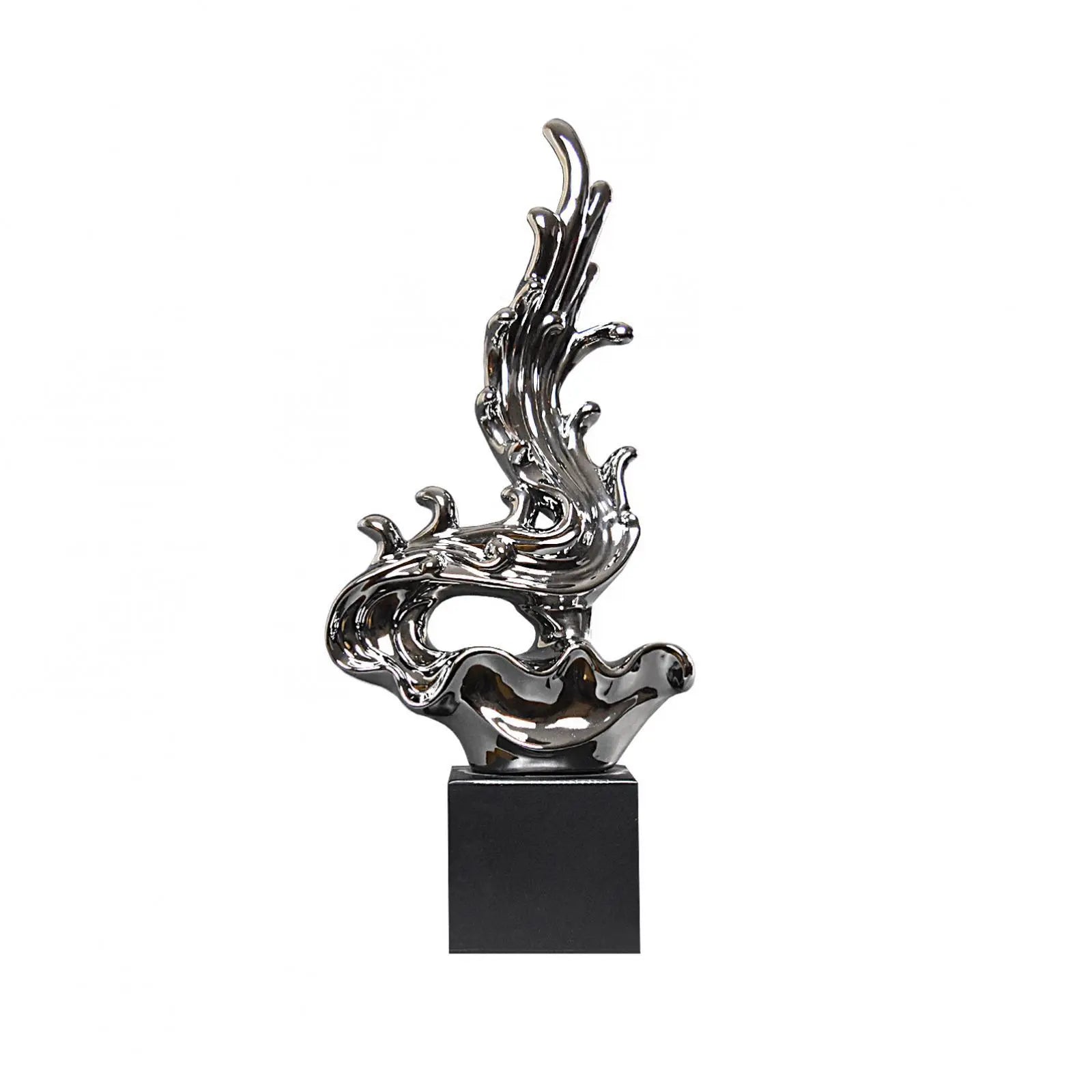 Mercury Sculpture | Chrome - Roberto Grassie Furniture